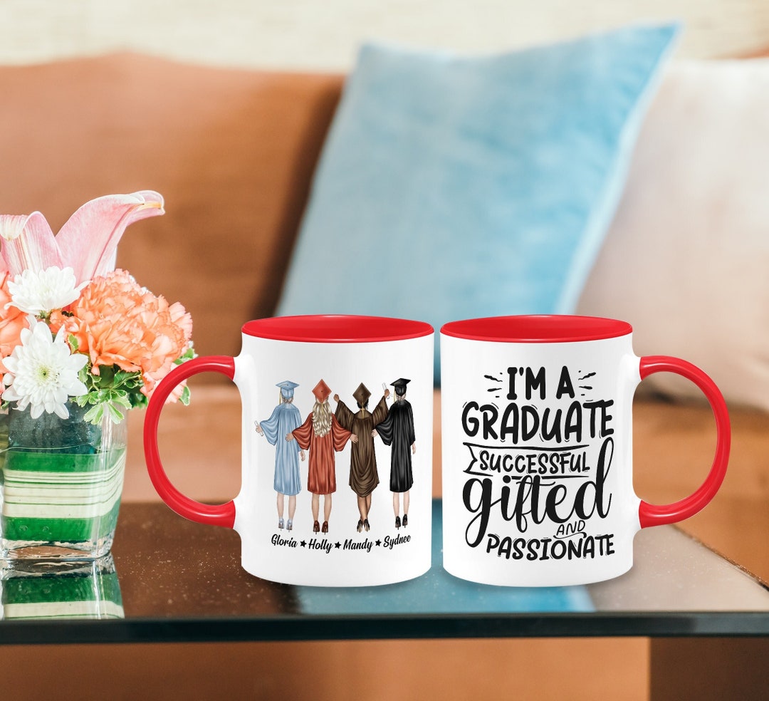 Custom Graduation Mug, Custom Collage Graduation Mugs, Personalized ...