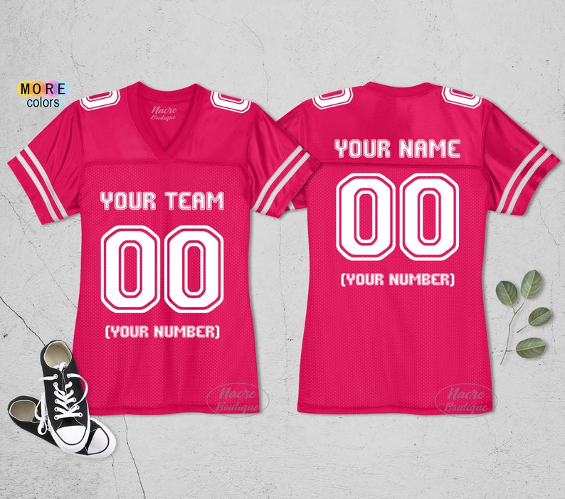 Personalized Football Shirt, Custom Team Name Number Shirt, Customized ...