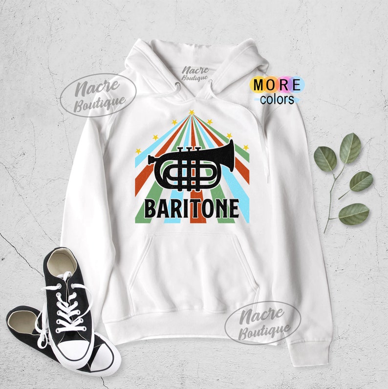 Baritone Shirt Music Sweatshirt Baritone Horn Instrument | Etsy