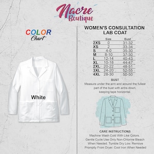 Custom Lab Coat, Embroidered Medical Lab Coat, Custom Women Lab Coat ...