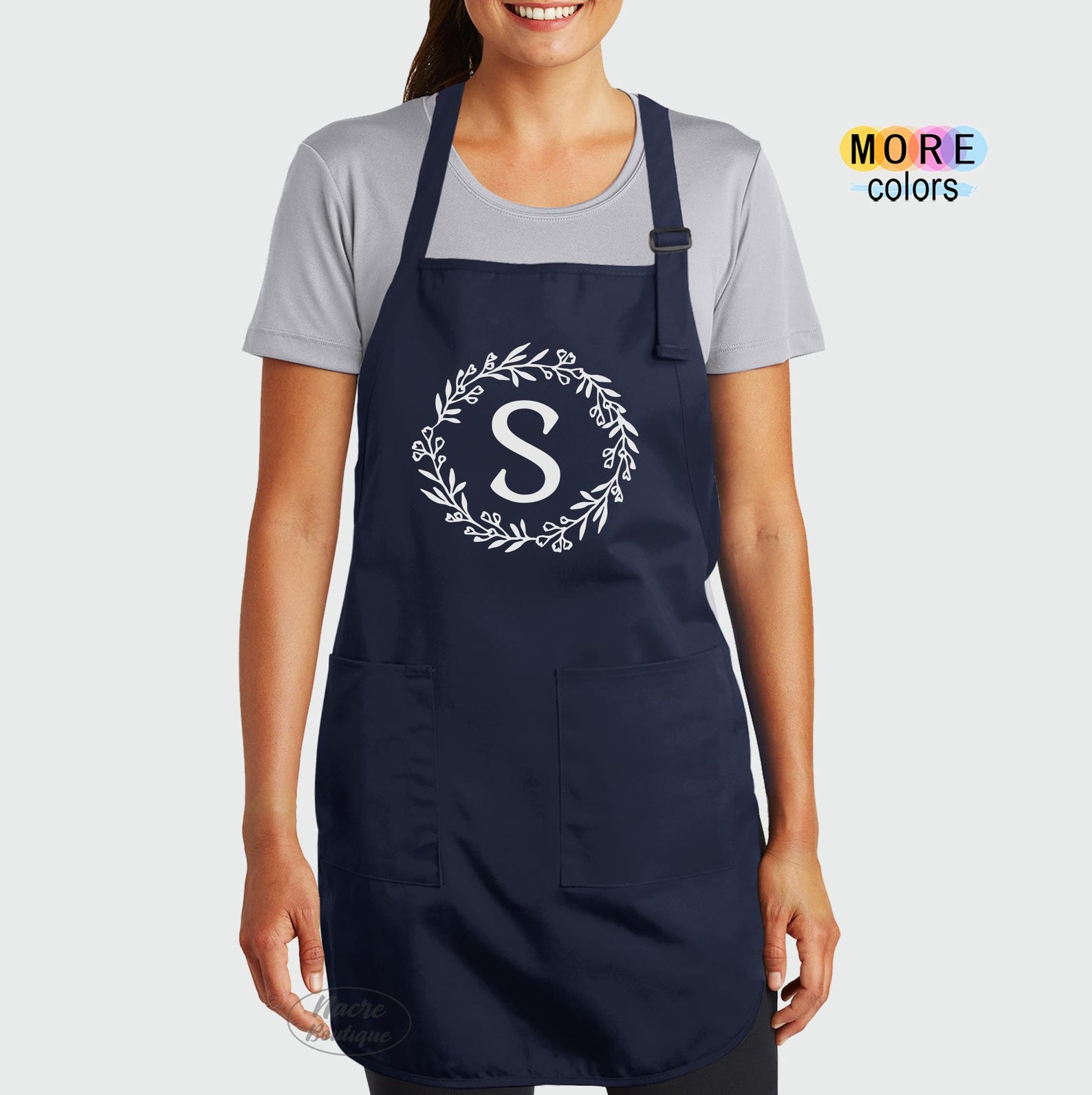 Custom Embroidered Apron, Personalized Monogrammed Apron, Embroidery ...