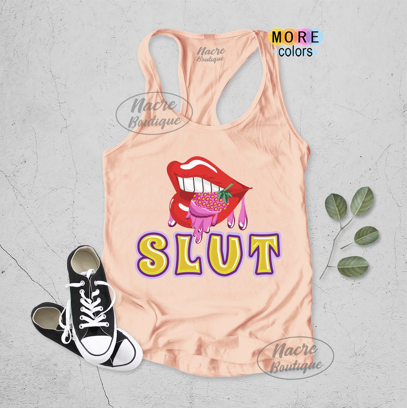 Slut Tanks Slut Tank Tops Slut Crop Tanks Slut Mouth Tanks Etsy