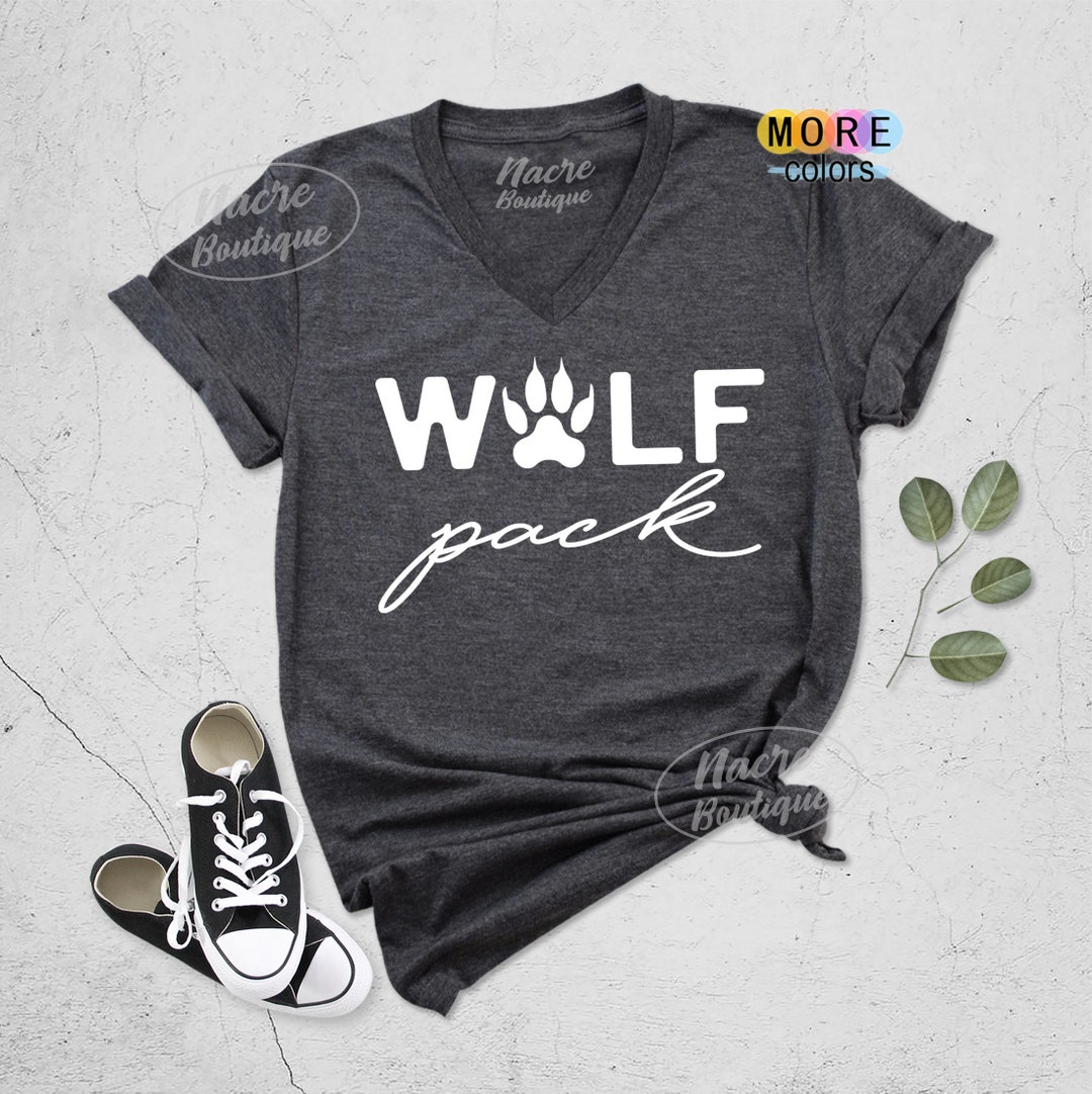 Wolf Pack Shirt, Wolf Pack T-shirt, Family Matching Shirts, Wolf Lover ...