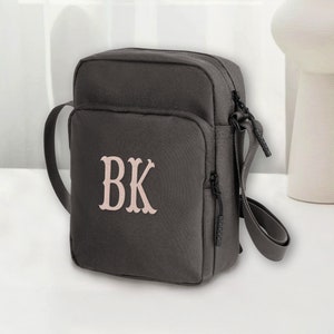 Monogrammed Crossbody Bag, Custom Embroidered Crossbody Bag ...