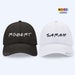 Custom Embroidered Dad Hats, Couples Matching Hats, Custom Friends Caps ...