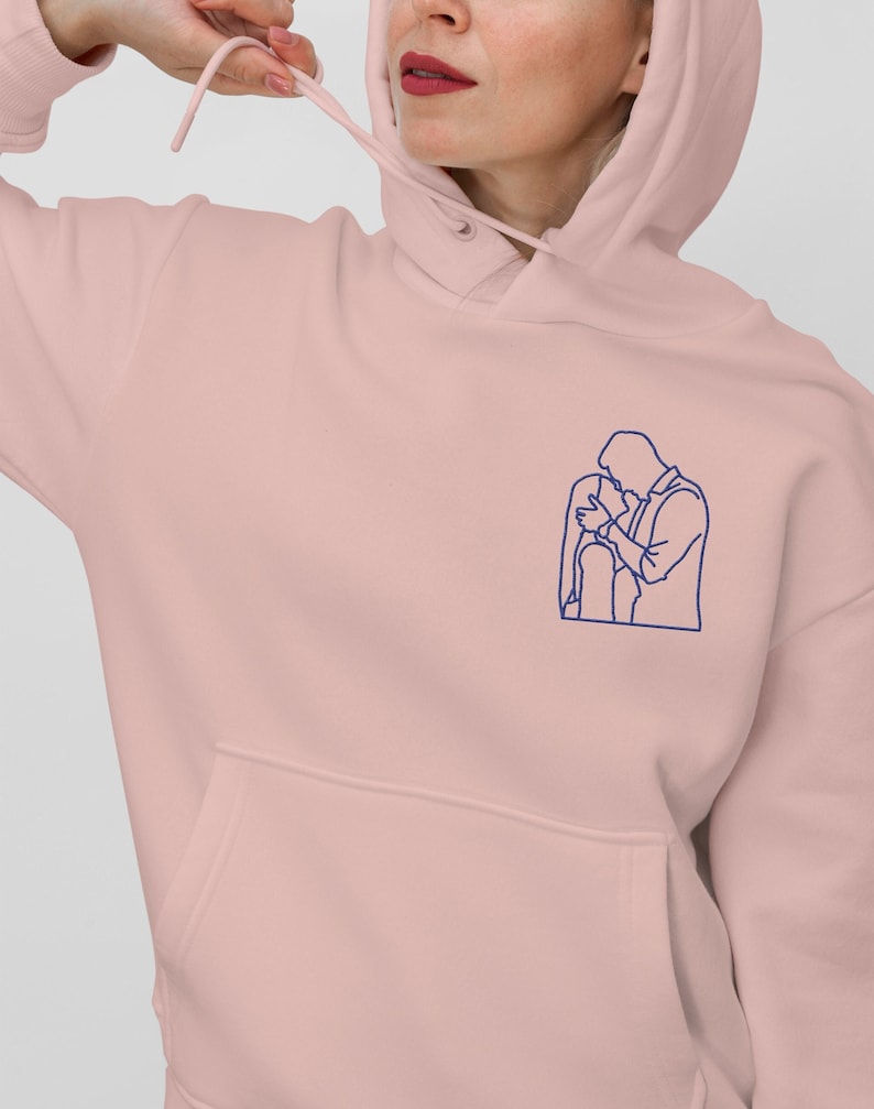 Custom Embroidered Hoodies Personalized With Your Photo - Etsy