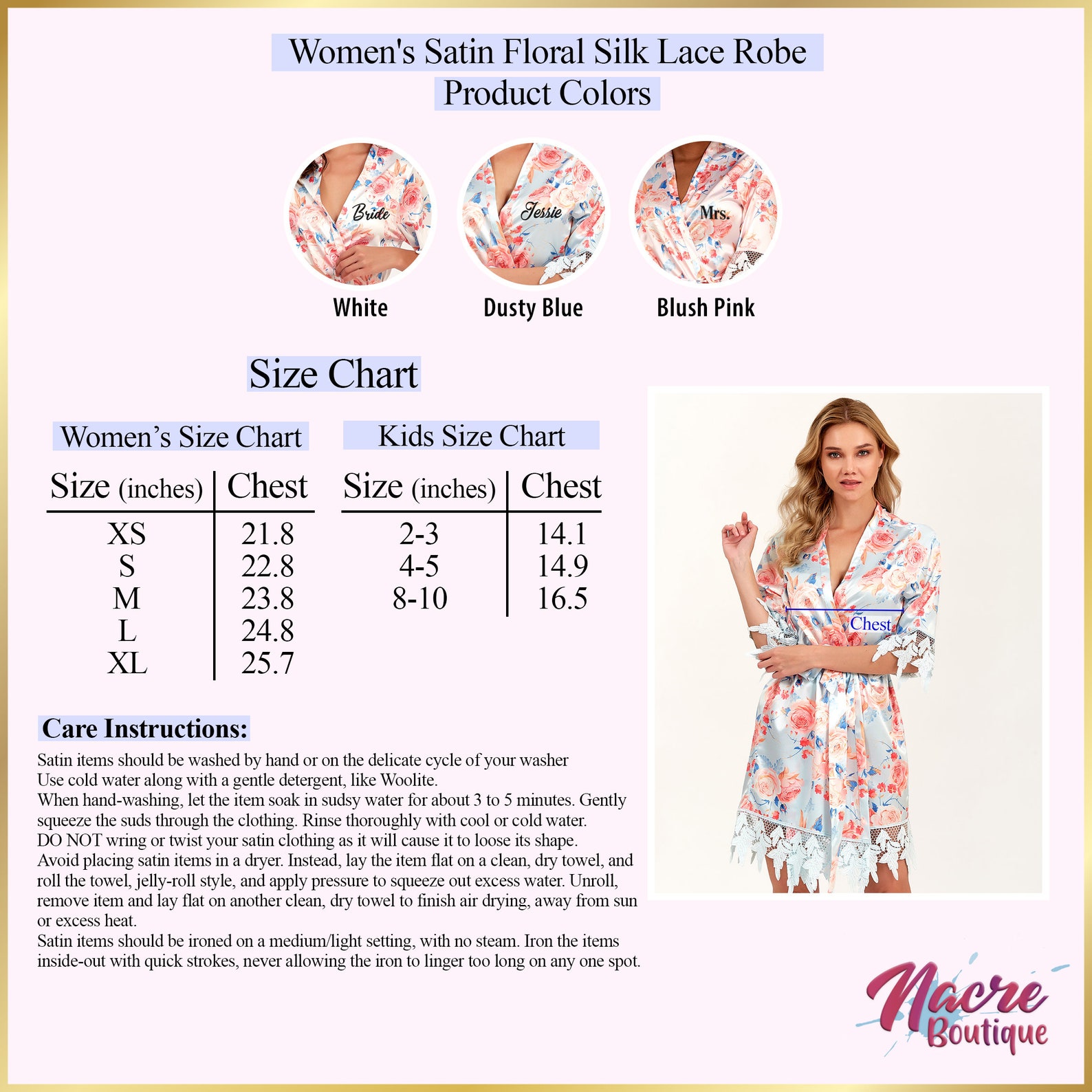 Floral Lace Robes, Lace Bridal Robe, Bridesmaid Robes, Silk Floral ...