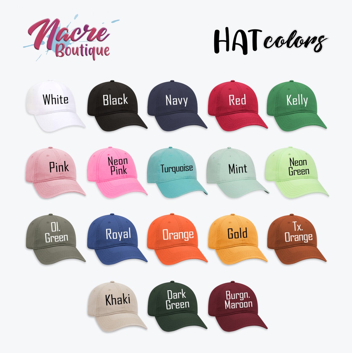 Custom Embroidered Dad Hats, Couples Matching Hats, Custom Friends Caps ...
