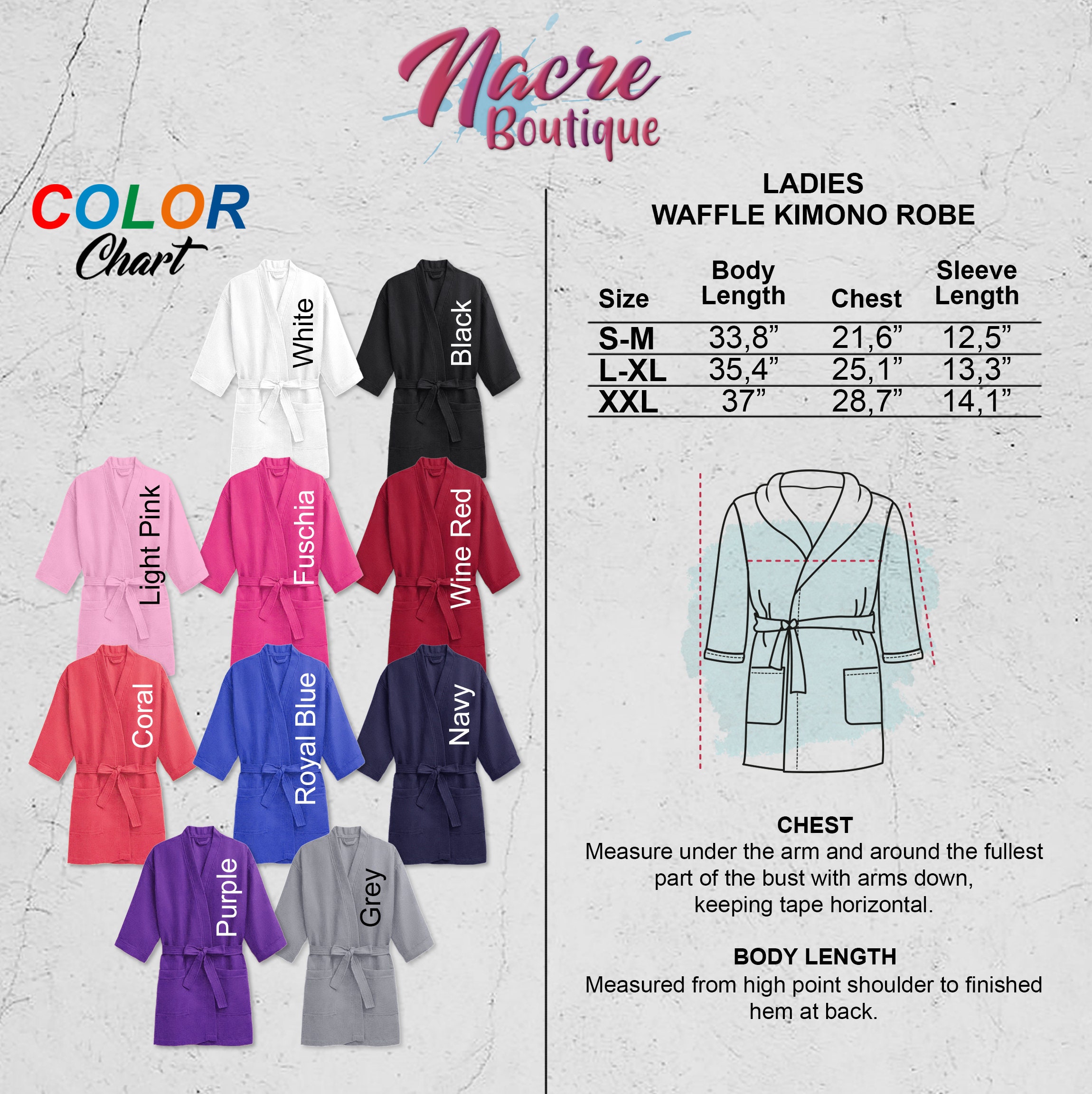 King and Queen Robes, Couple Waffle Robes, Personalized Waffle Spa ...