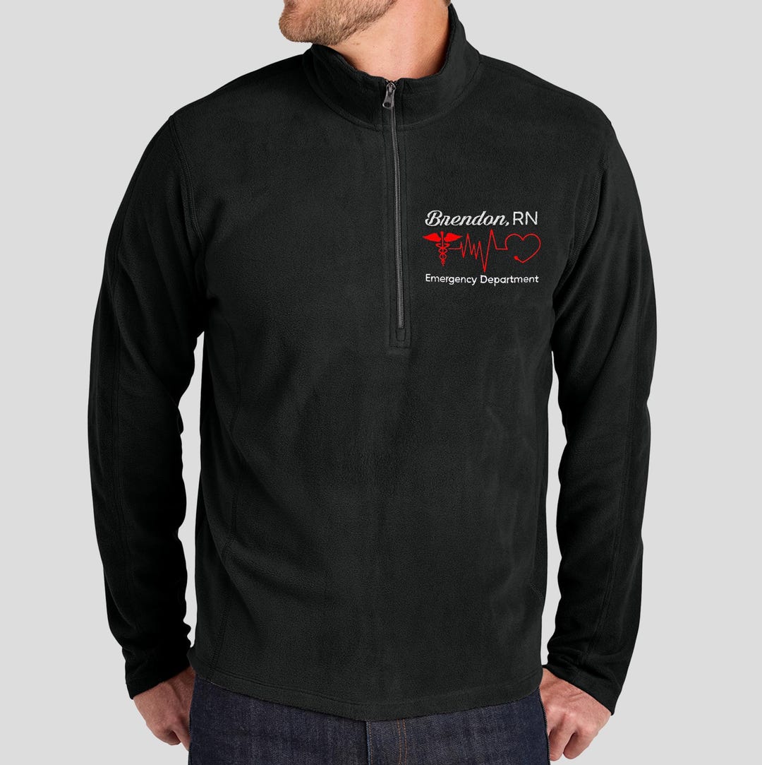 Custom Embroidered Medical Assistant Jacket, Personalized Nurse Fleece ...