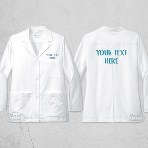 Custom Lab Coat Embroidered Medical Lab Coat Custom Womens - Etsy