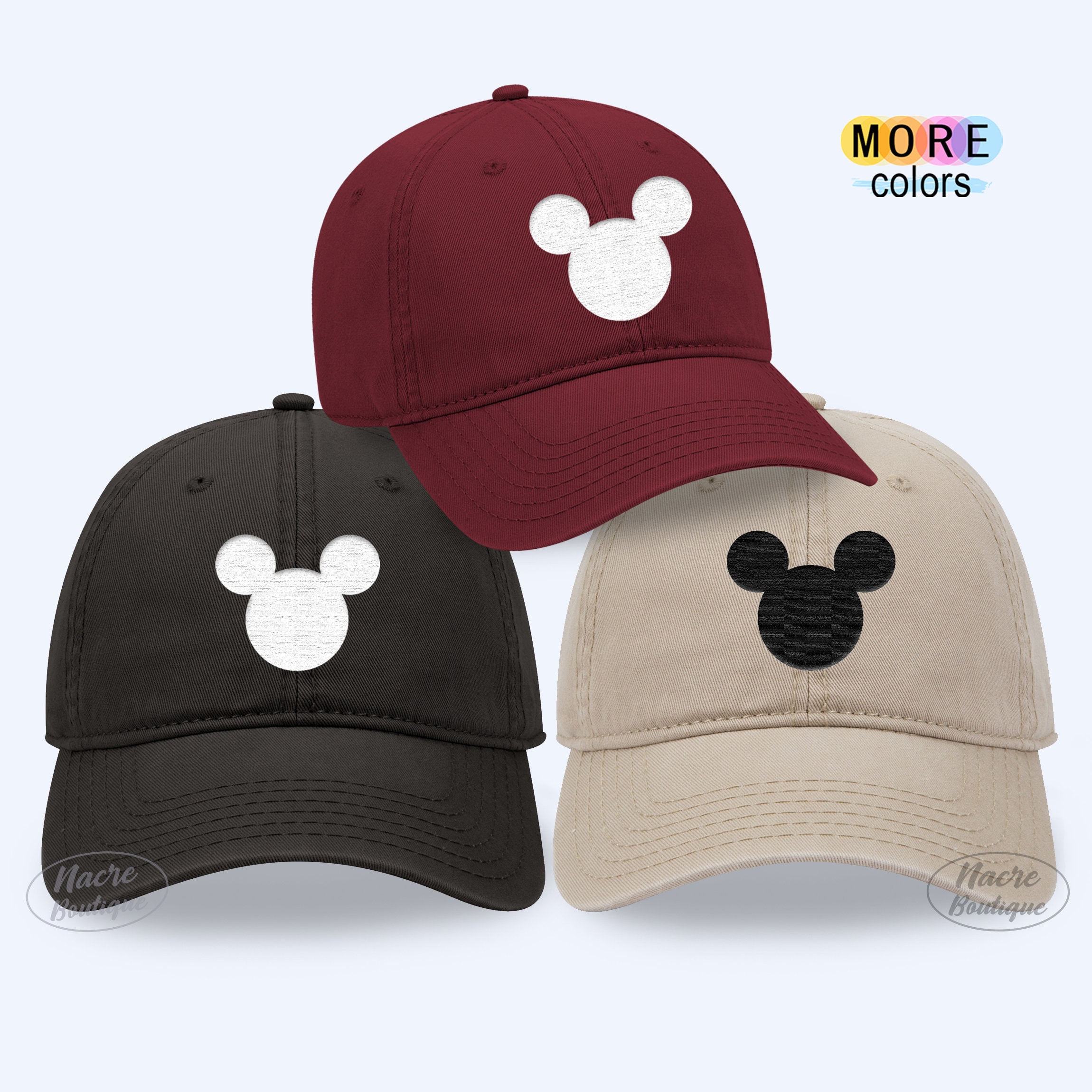 Disney Baseball Cap. Disney hat with Mickey Mouse and Minnie Mouse sold ...
