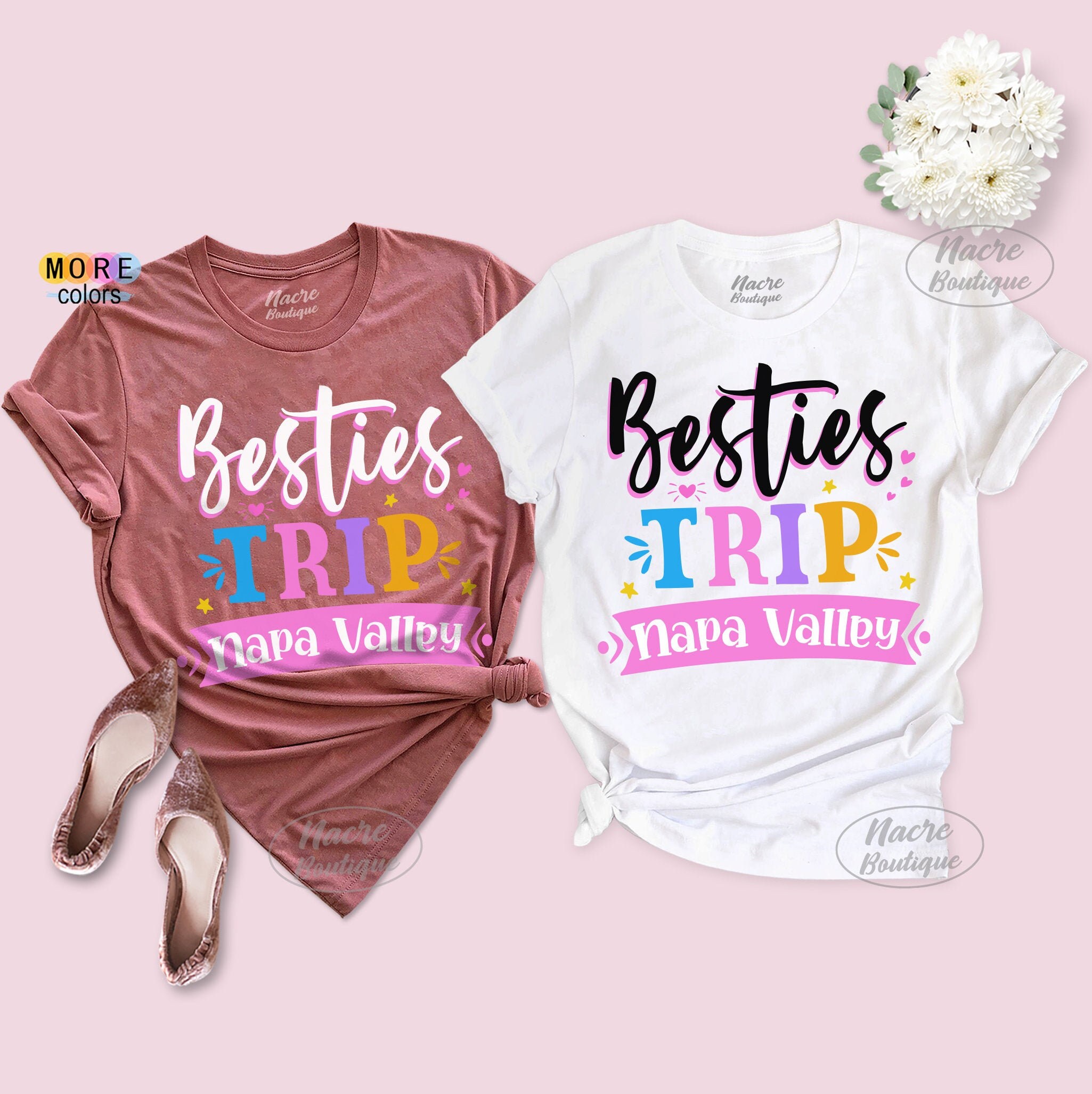 Personalized Besties Trip Shirt Best Friends Vacation Shirt | Etsy