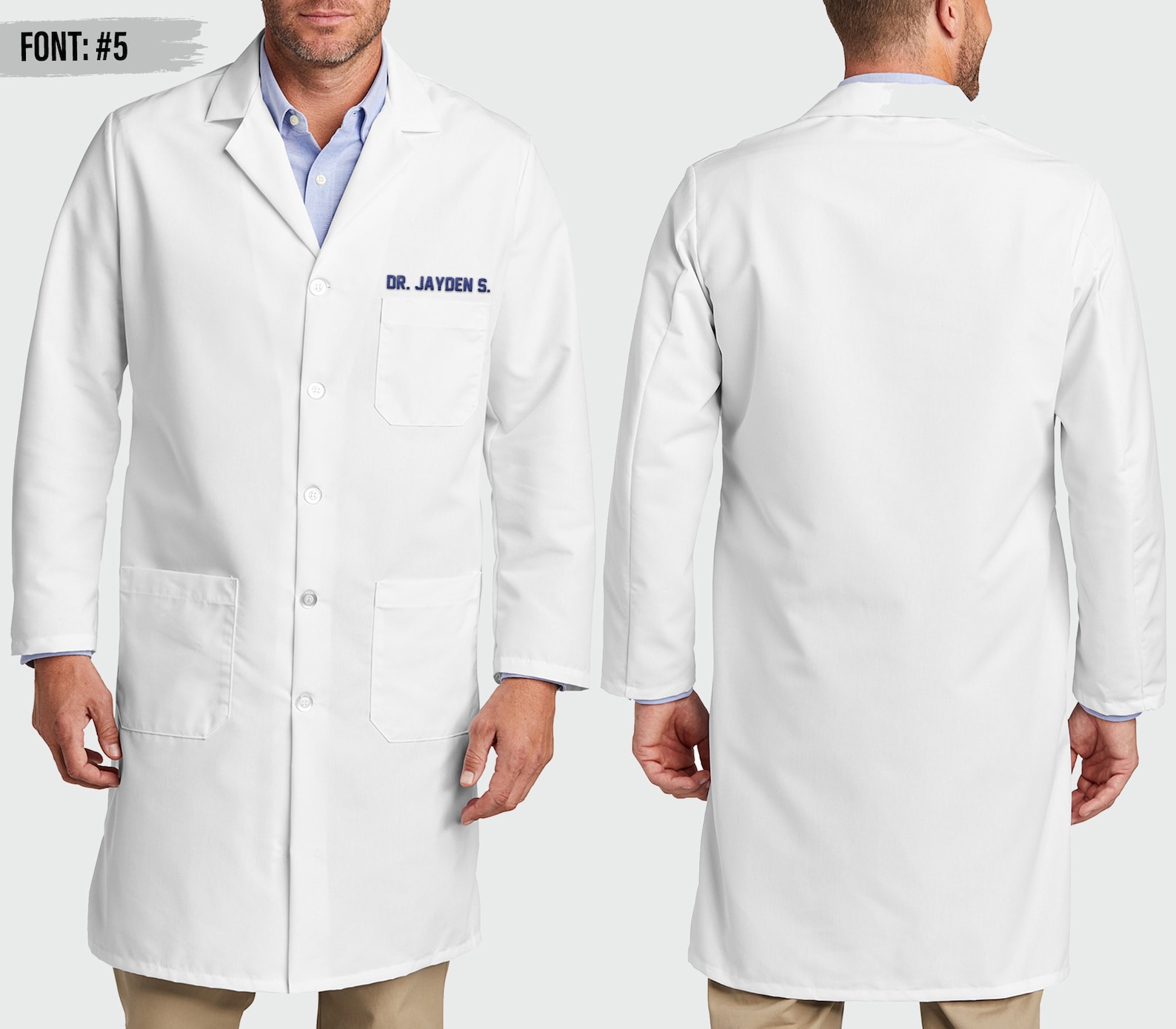 Custom Lab Coat, Embroidered Medical Lab Coat, Personalized Lab Coat ...