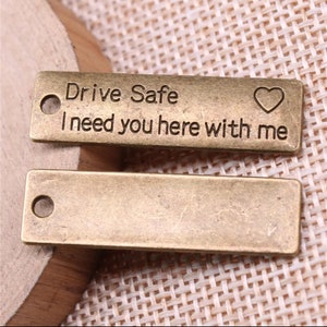 Drive Safe Keychain, Gift for Him, Lucky Charm, New Driver, New Car ...