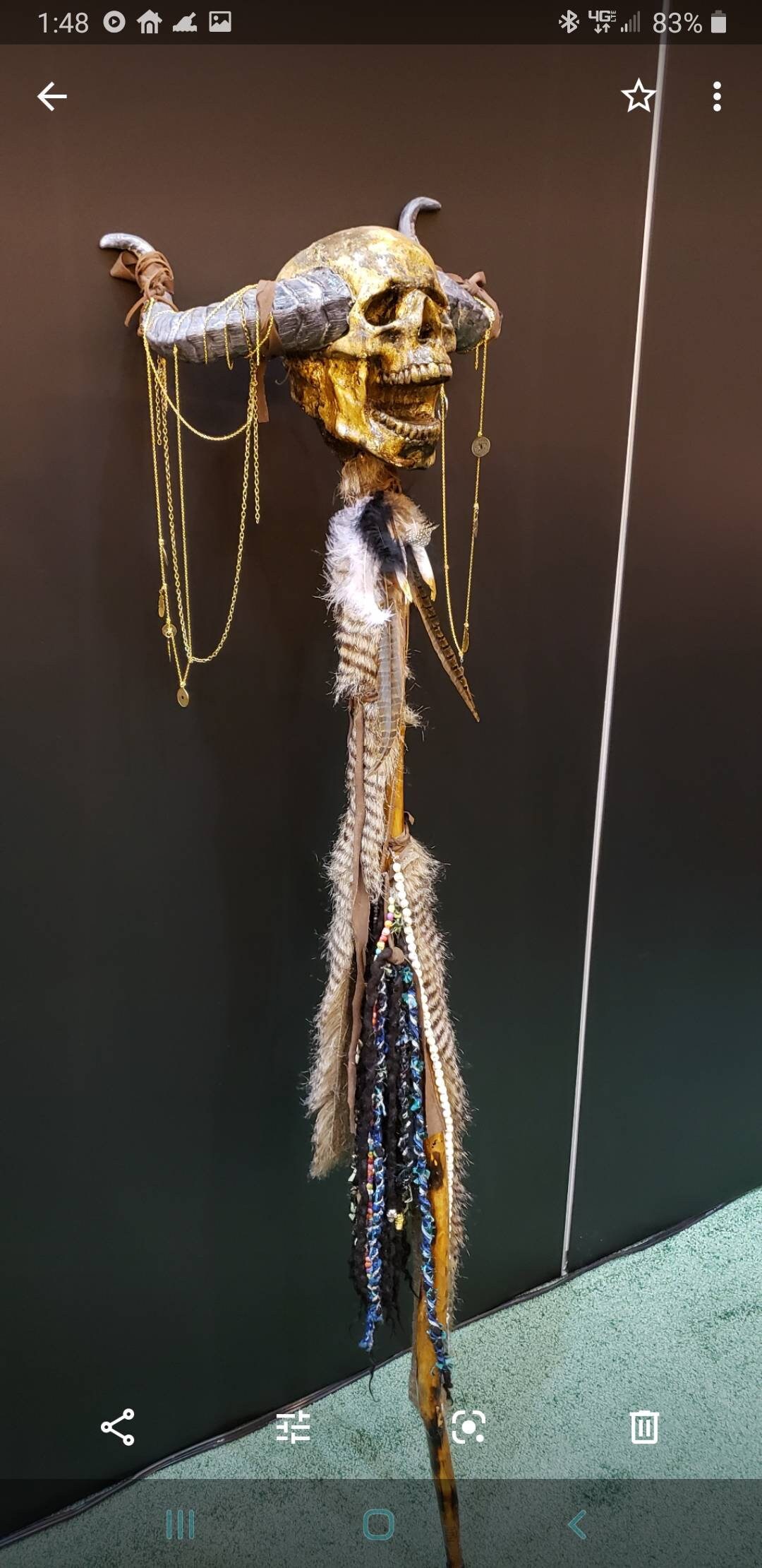 Voodoo Staff Skull | Etsy