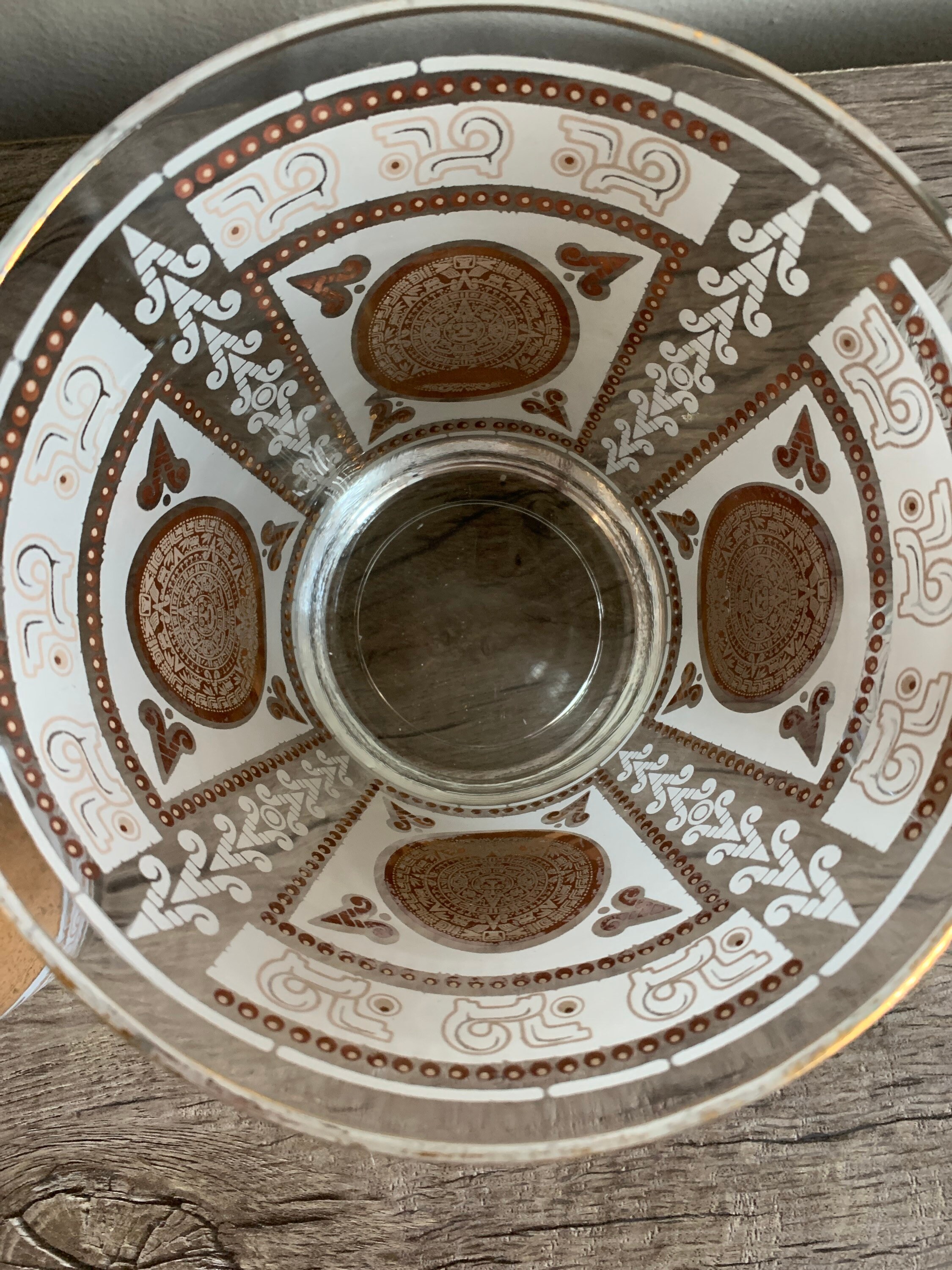 Kitchen & Dining Vintage Hazel Atlas Aztec Bar Set from 1950s Barware ...