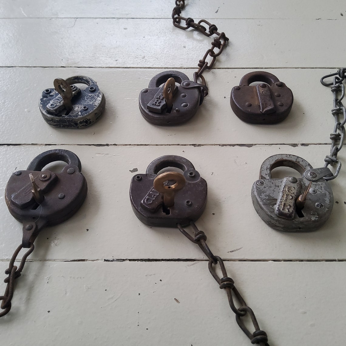 Railway Locks Vintage Train Antique Switch Locks - Etsy