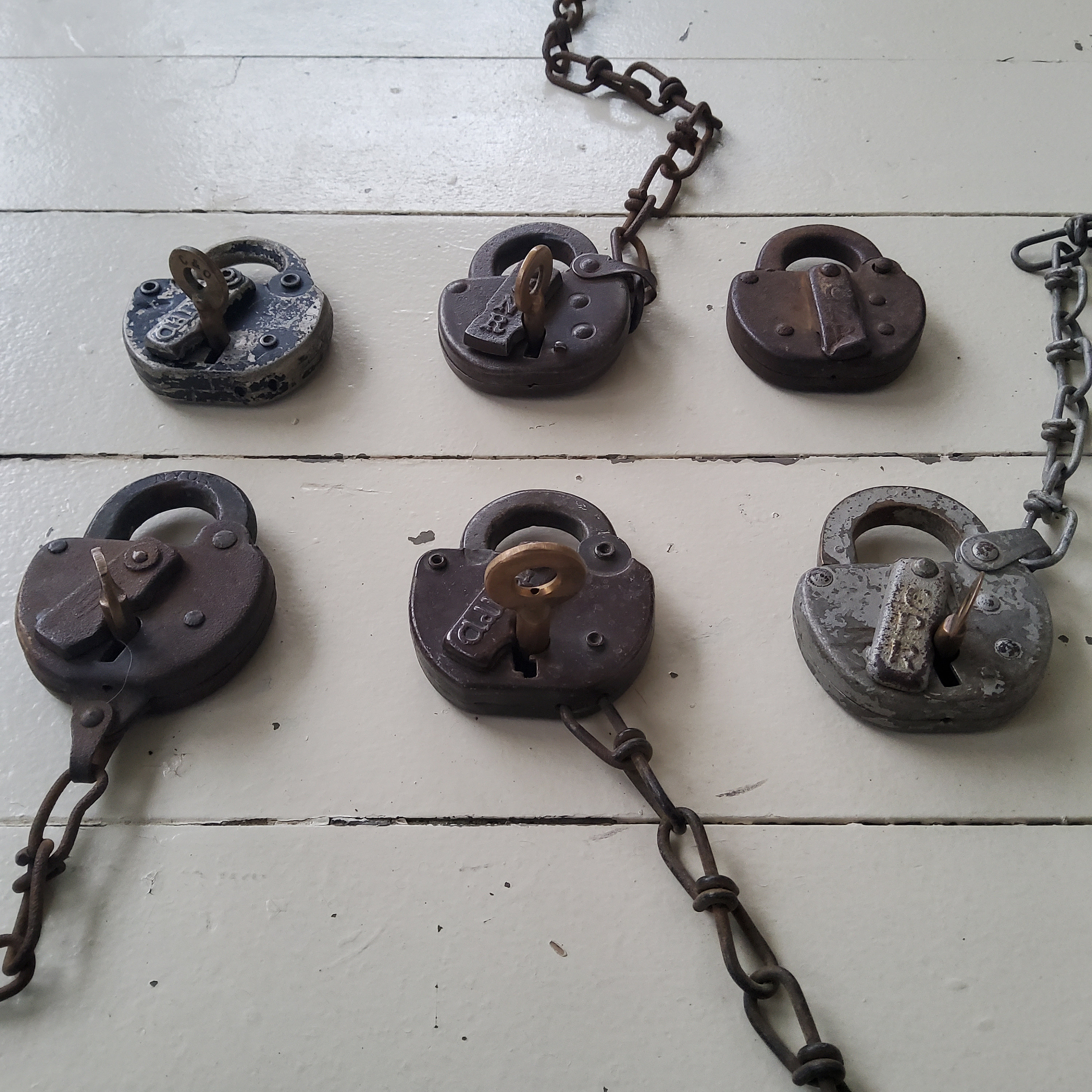 Railway Locks Vintage Train Antique Switch Locks - Etsy