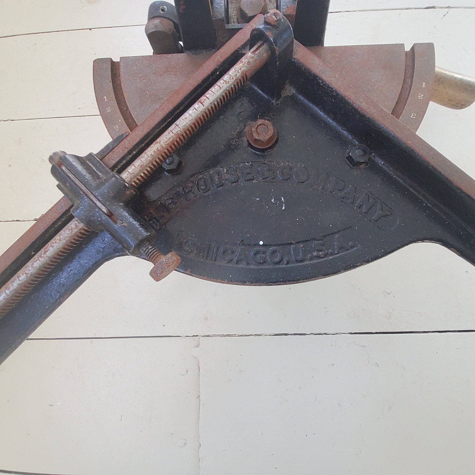 H.B. Rouse Letterpress Typesetter Paper Press Hand Miterer - Etsy