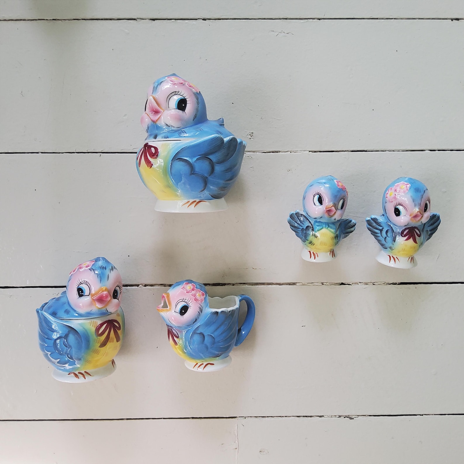 Blue Bird Lefton Tea Set Individual Pieces - Etsy