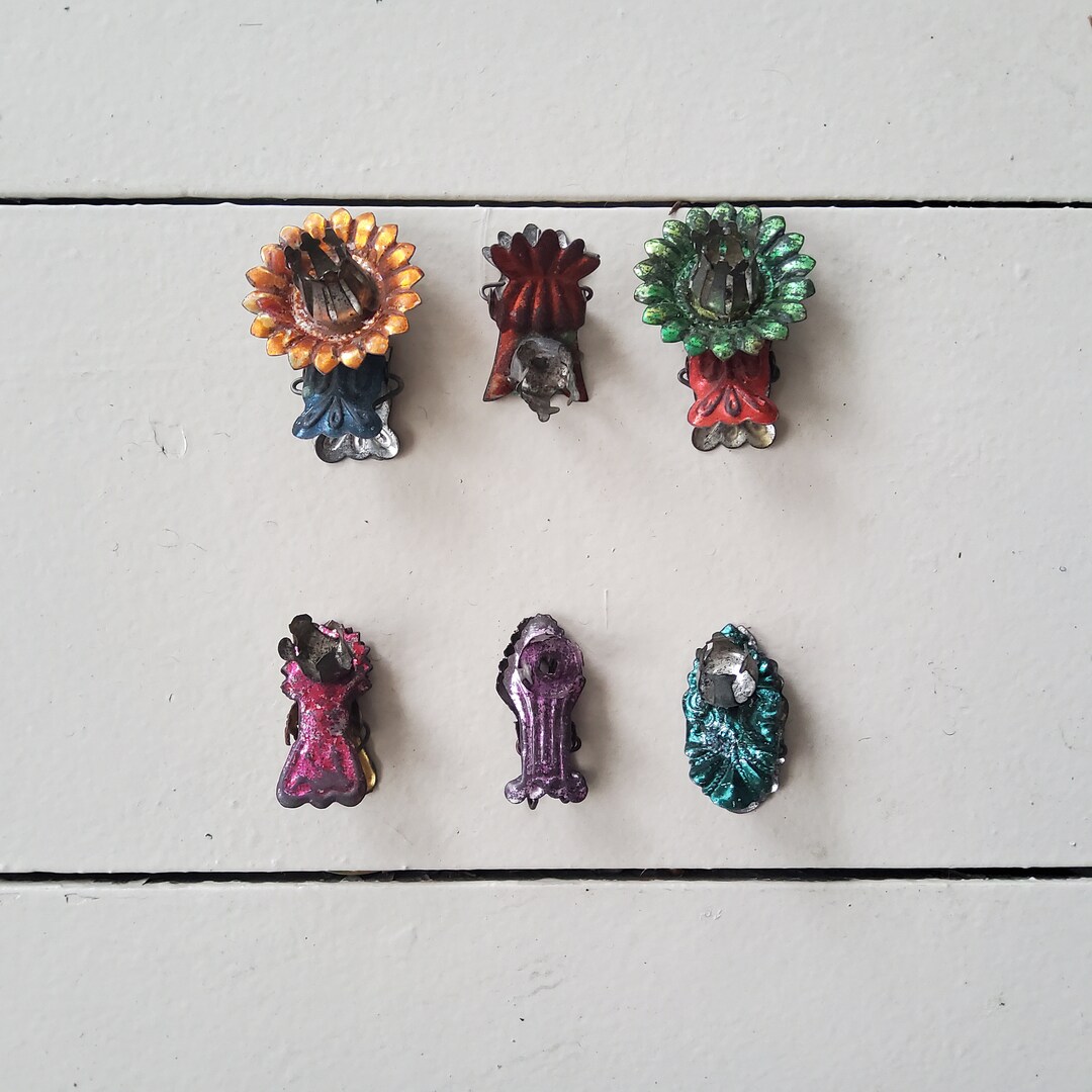 Rainbow Christmas Tree Candle Clips - Etsy
