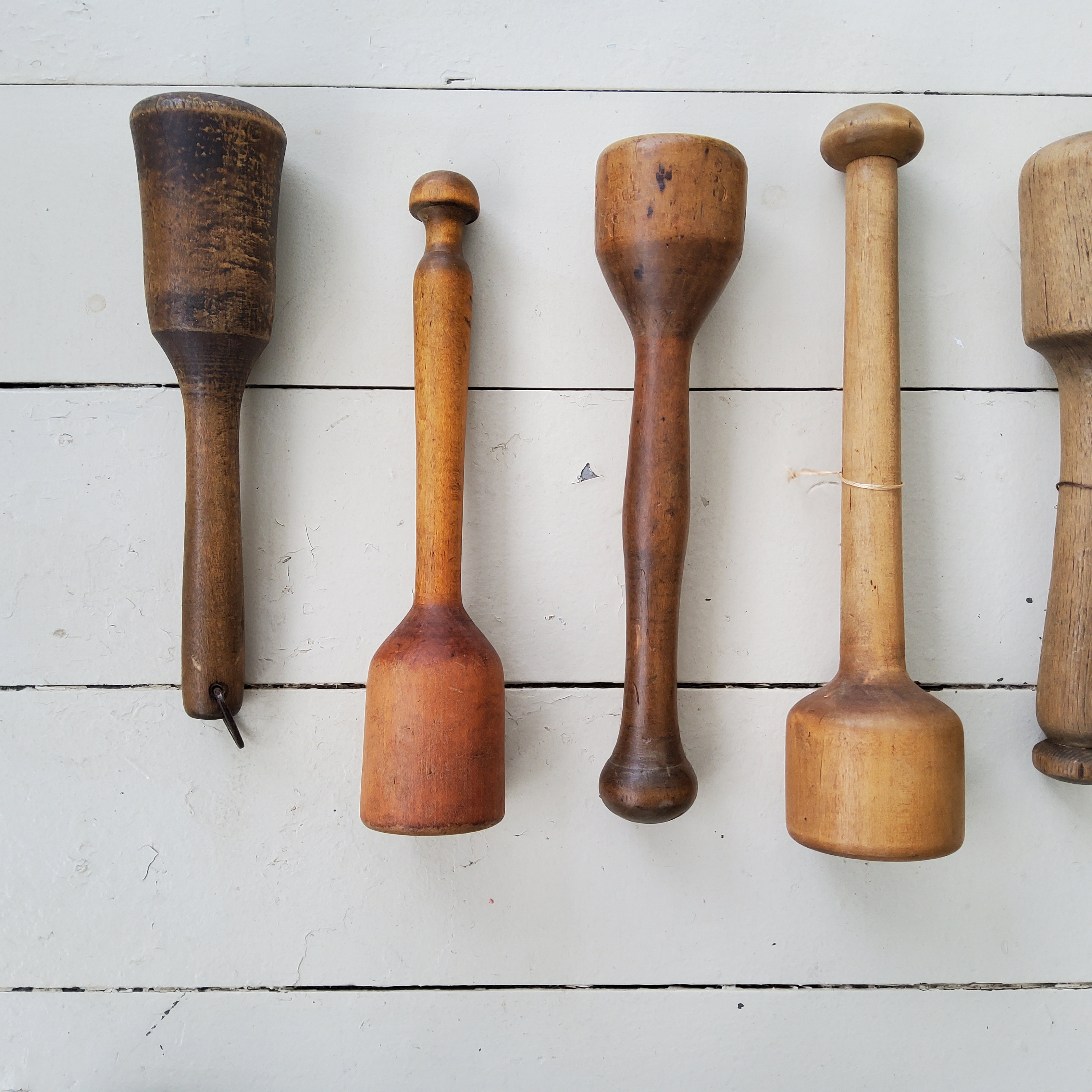 Vintage Kitchen Masher Wood Pestle Rolling Pin Antique Kitchen | Etsy