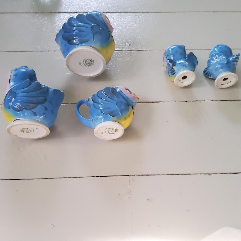 Blue Bird Lefton Tea Set Individual Pieces - Etsy