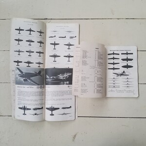 WWII Aircraft Spotters Guide Vintage Aeronautics Aeroplane Recognition - Etsy