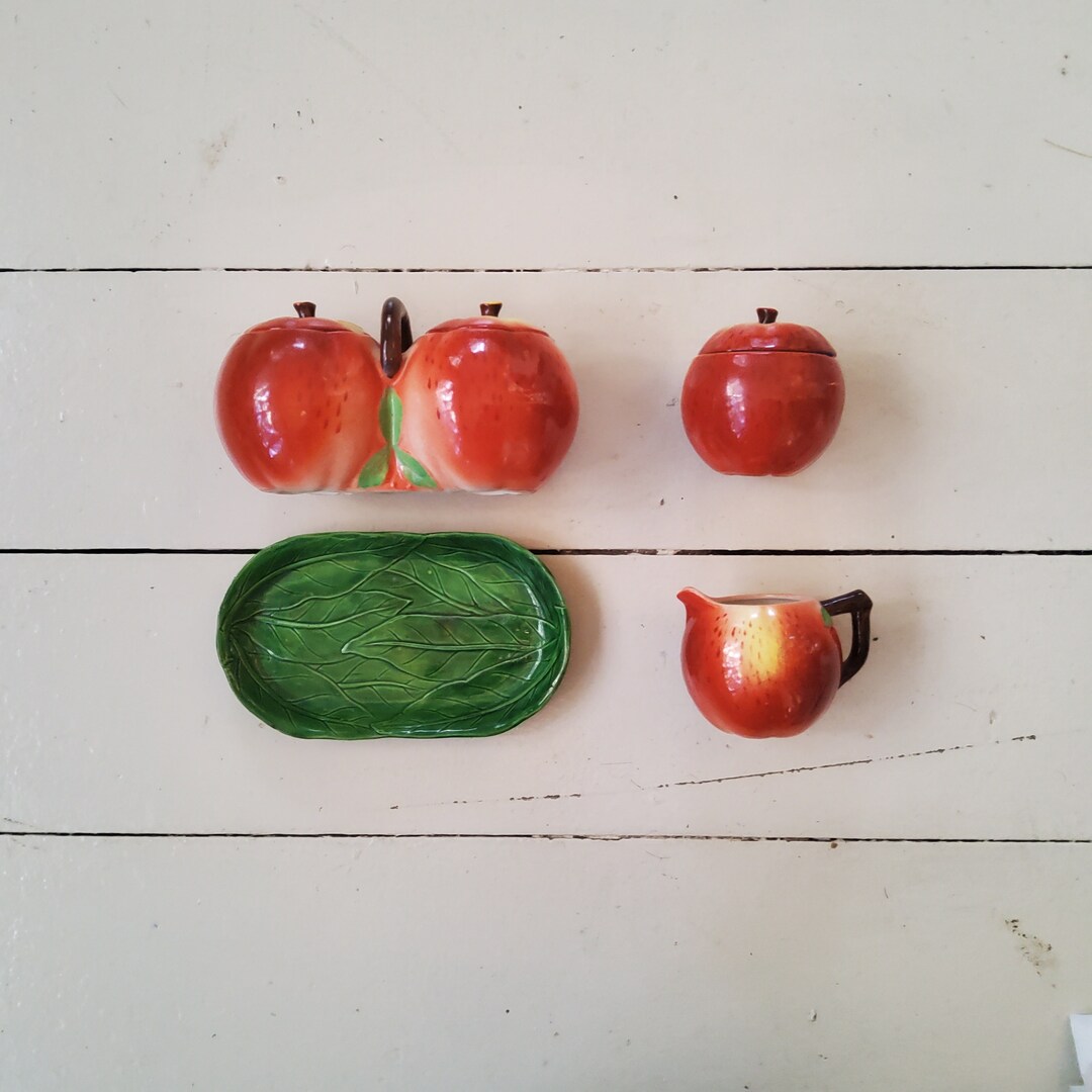 Mid Century Apple Ware Vintage Japan Maruhon Ware - Etsy