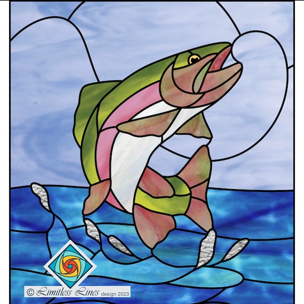 Stained Glass Fish - Etsy