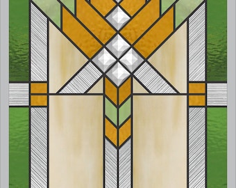 Frank Lloyd Wright Inspired Suncatcher - Etsy