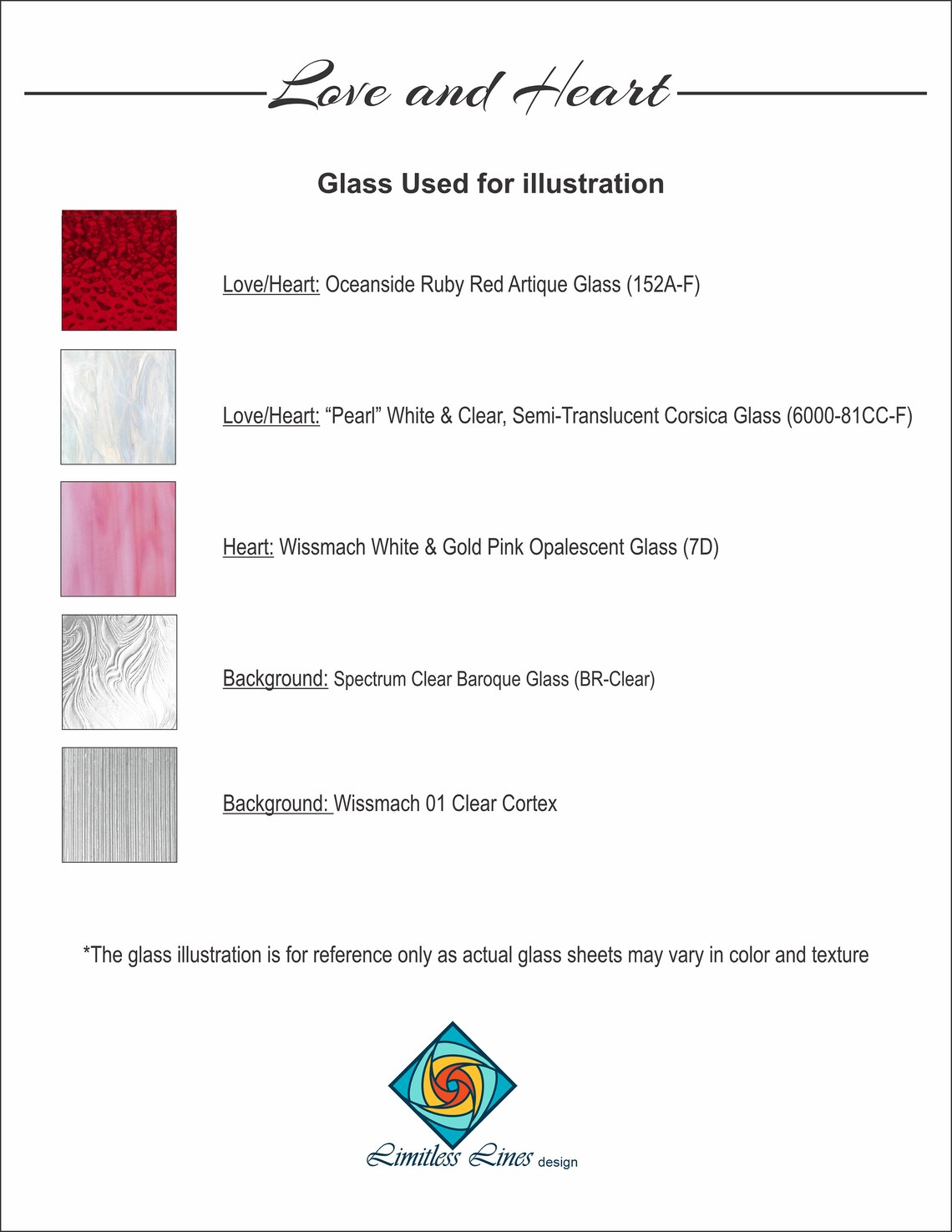 Heart Stained Glass Pattern: Valentine's Day Beginner Project (PDF) - Etsy