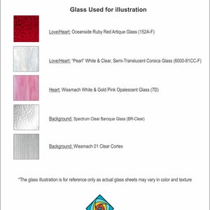 Heart Valentines Stained Glass Pattern - Beginners Level - Digital PDF ...