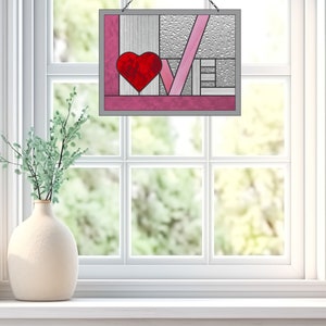 Love Stained Glass Pattern for Beginners - Digital File for Instant ...