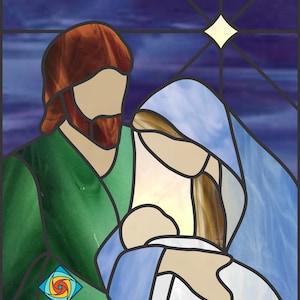Nativity Stained Glass Pattern -PDF File for Instant Download ...