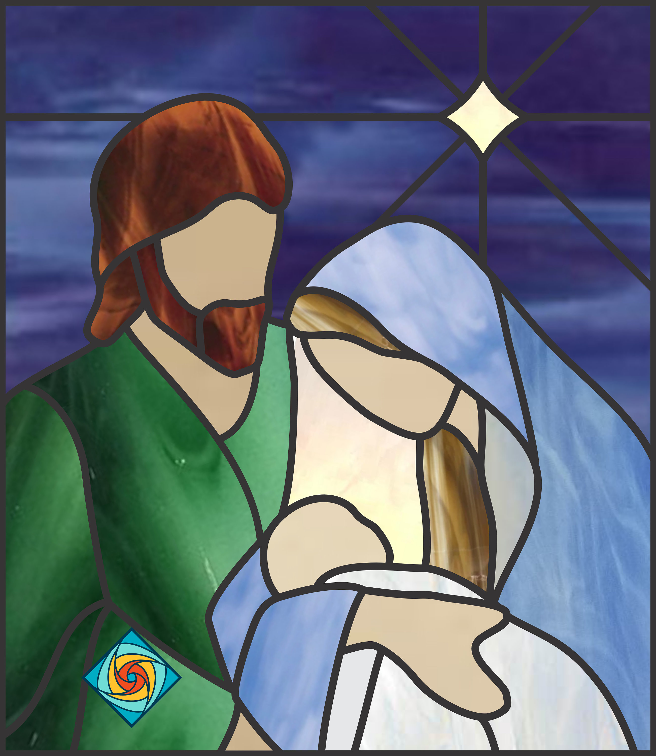 Nativity Stained Glass Pattern -PDF File for Instant Download ...