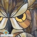 Owl Head Stained Glass Pattern .PDF Easy Digital Instant Download for ...