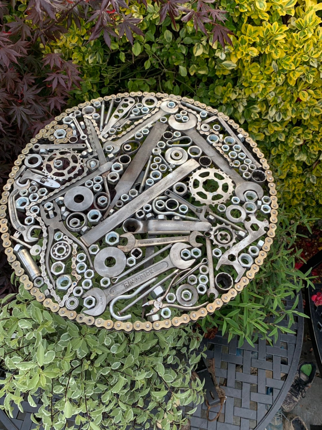 Welded Coffee Table or Wall Display. Made to Order and If Used as a ...