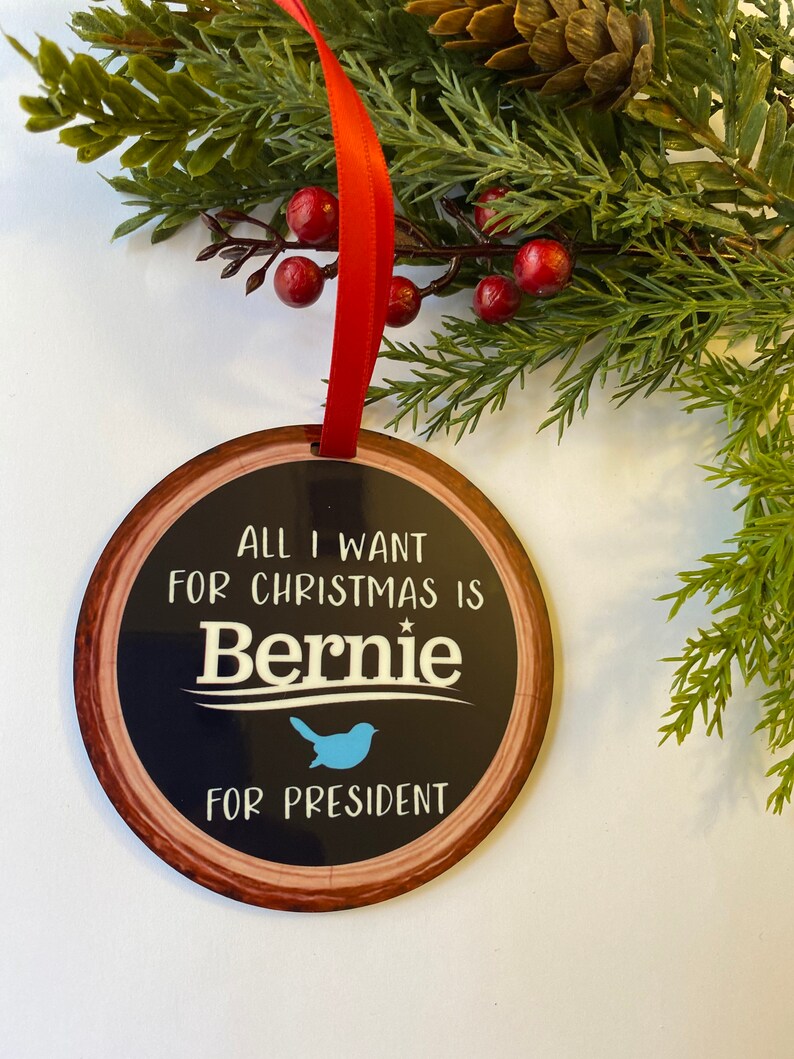 Bernie Sanders Christmas Ornament/ All I Want for Christmas is Bernie ...
