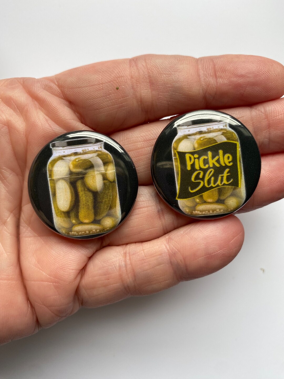 Pickle Slut Funny Button Sets 2 Pin Set. Relatable Pin, Funny Accessory ...