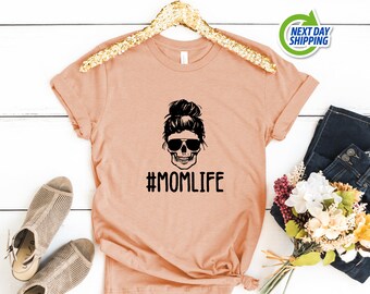 Skeleton Mom Life Shirt - Etsy