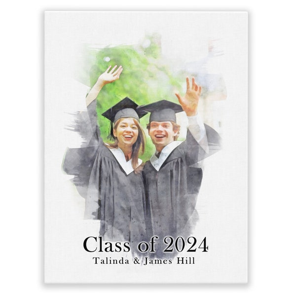 Graduation Photo Canvas - Etsy