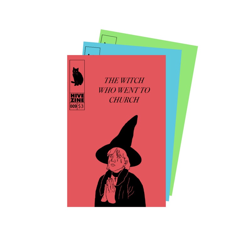 HIVE ZINE 009: the Witch Who Went to Church - Etsy