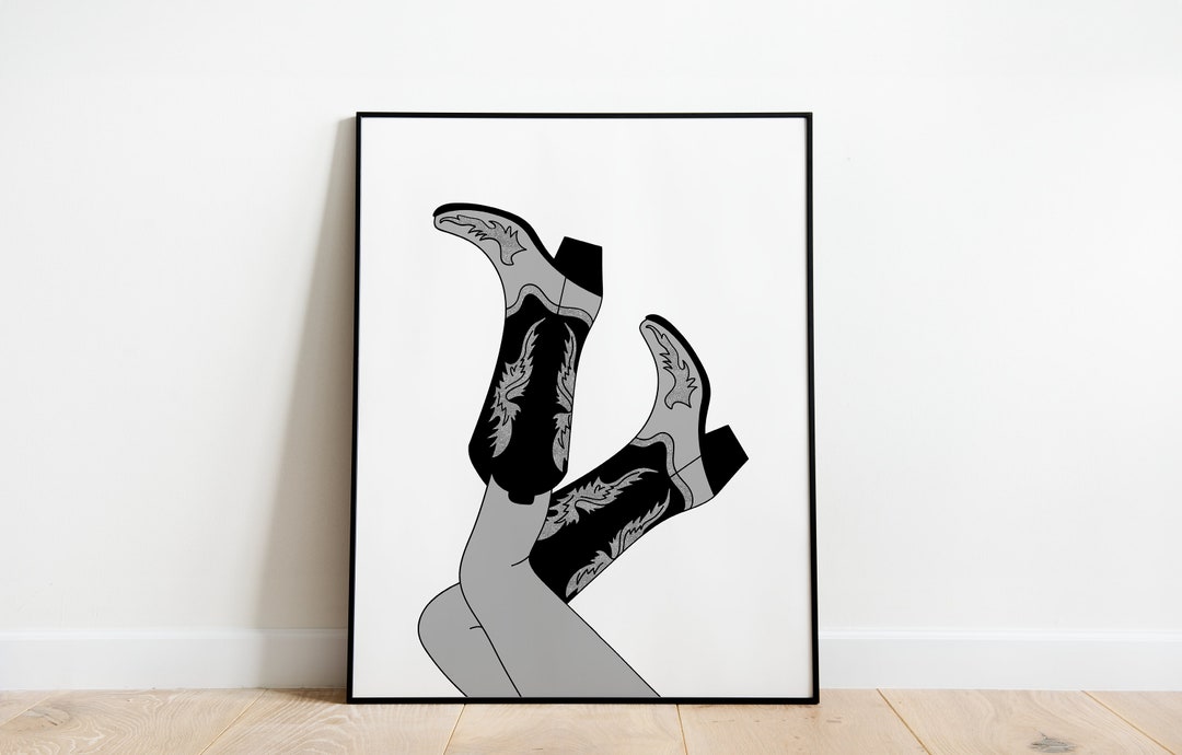 Tay Tay Inspired Cowboy Bootay Tay - Modern Tay Tay Poster | Digital ...