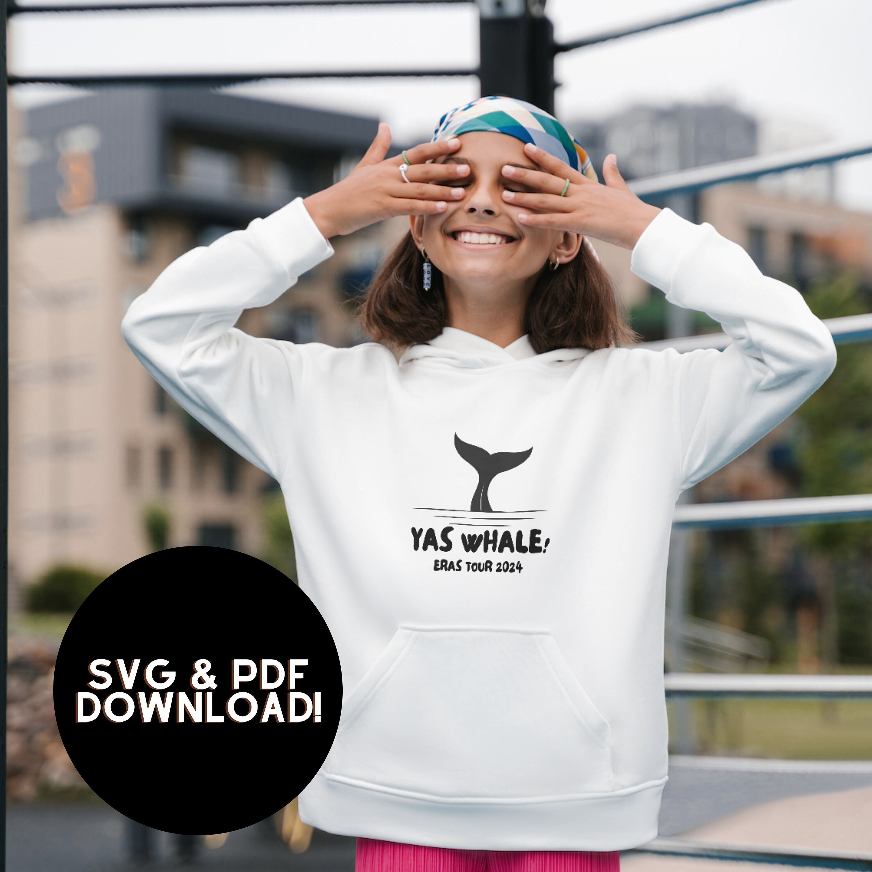 Yas Whale Tay Tay SVG Eras Tour 2023/2024 Digital SVG File for Fan ...