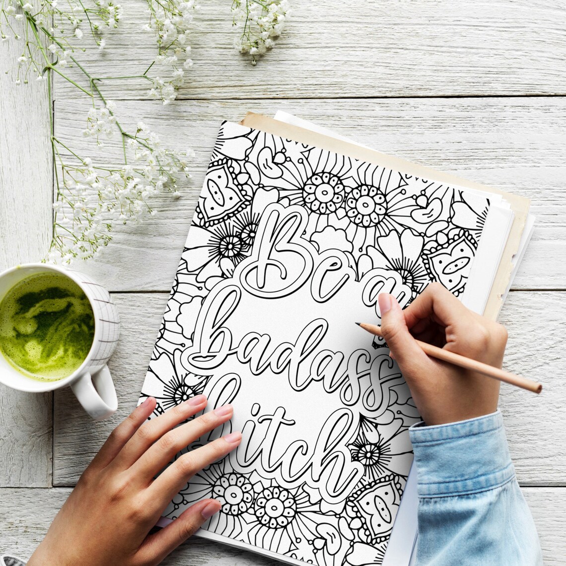 Female Empowerment Coloring Pages V2, Adult Coloring Pages Printable ...