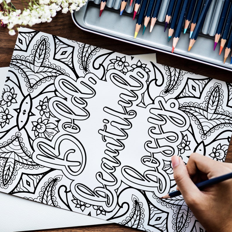 Female Empowerment Coloring Pages V2, Adult Coloring Pages Printable ...