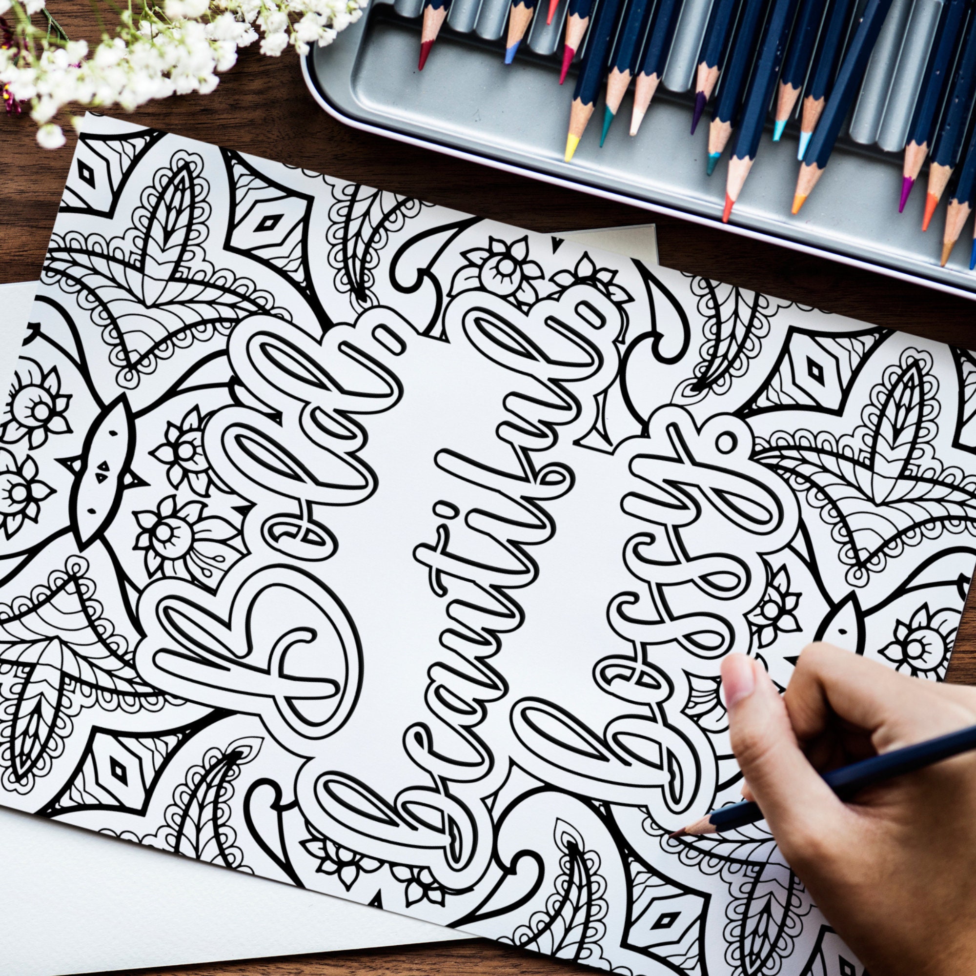 Female Empowerment Coloring Pages V2, Adult Coloring Pages Printable ...