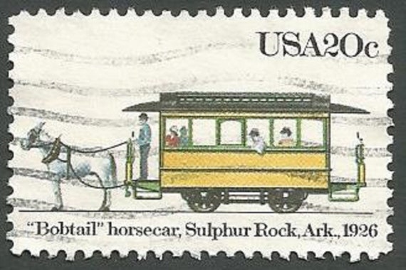 USA Scott 2061 Bobtail Horsecar Sulpher Rock Arkansas in | Etsy